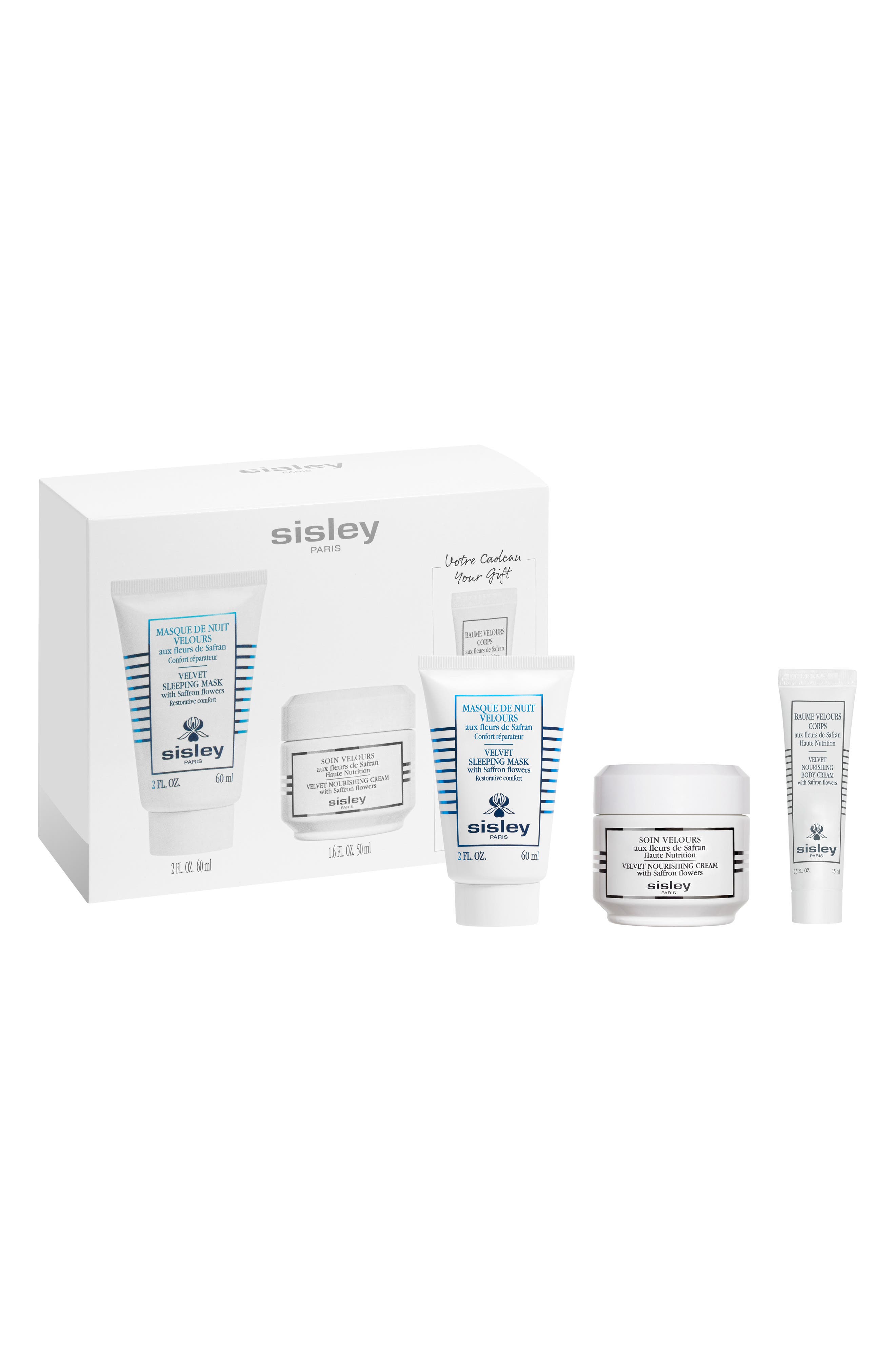 Sisley Paris Velvet Nourishing Skincare with Saffron Flowers Duo ...