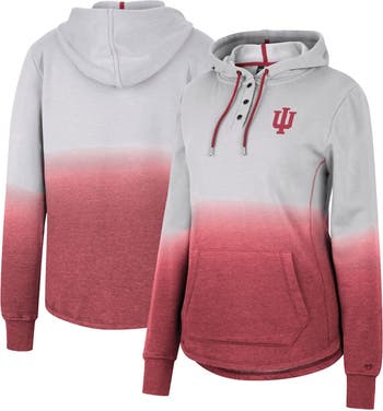 COLOSSEUM Women's Colosseum Gray/Crimson Indiana Hoosiers Aurelia Dip ...