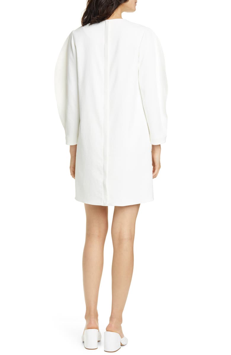 Tibi Origami Sleeve Chalky Drape Shift Minidress | Nordstromrack