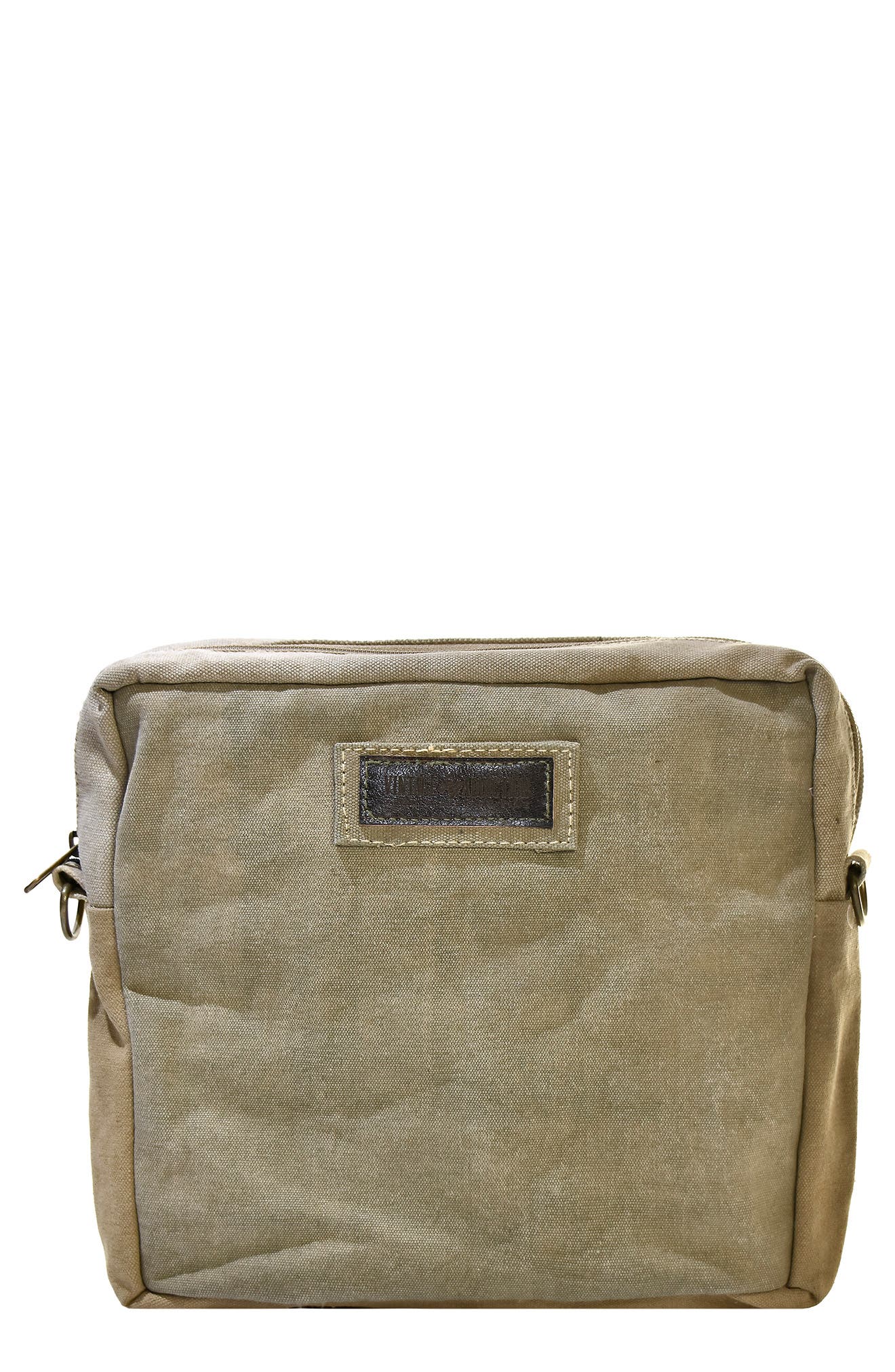 VINTAGE ADDICTION Recycled Military Tent Crossbody Bag | Nordstromrack