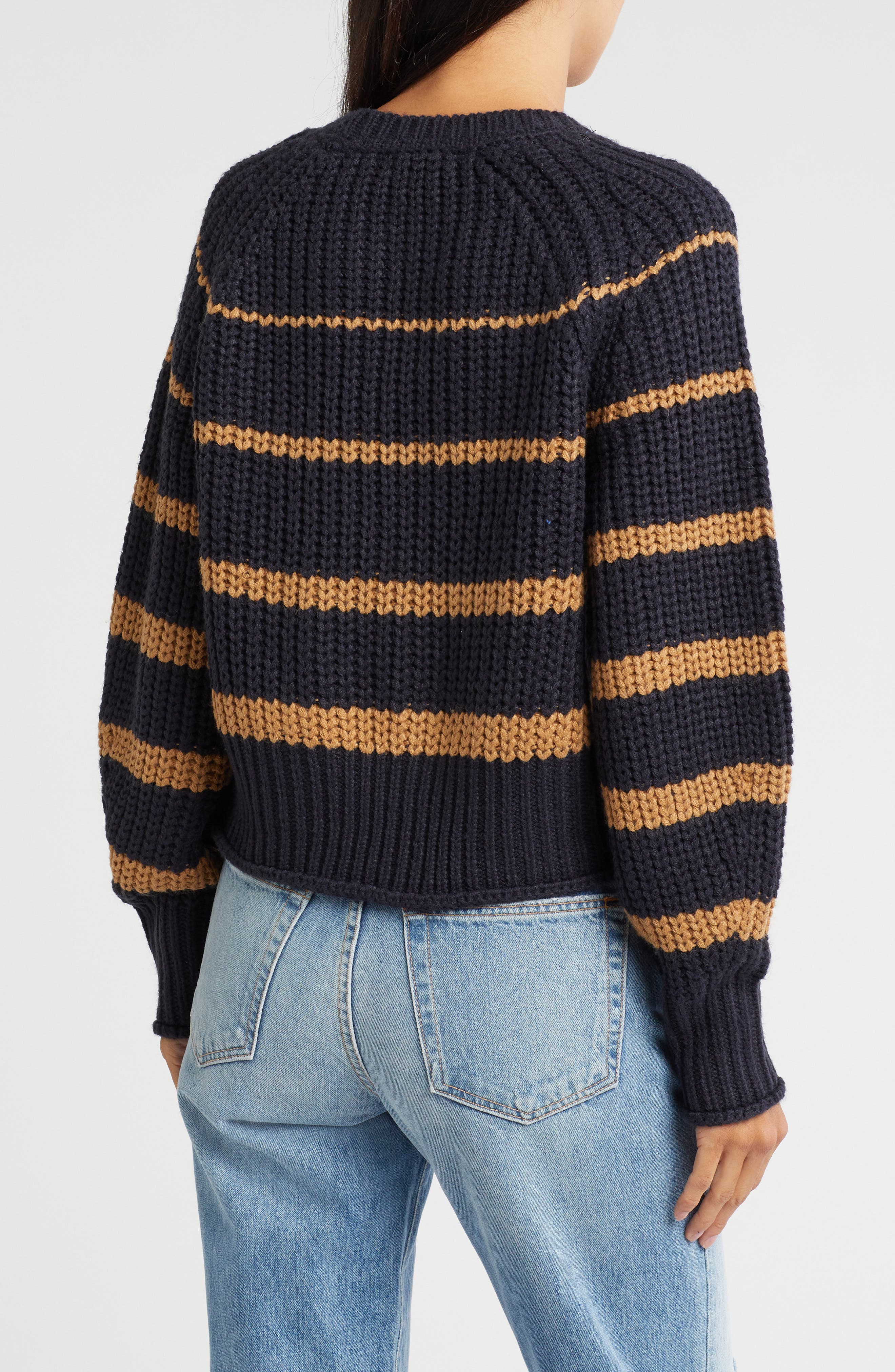RDI Stripe Raglan Sleeve Sweater | Nordstromrack