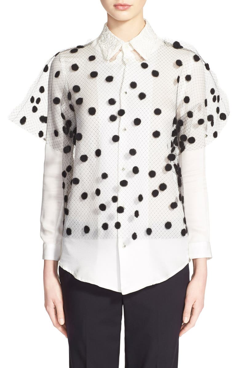 Julien David Tulle Top | Nordstrom