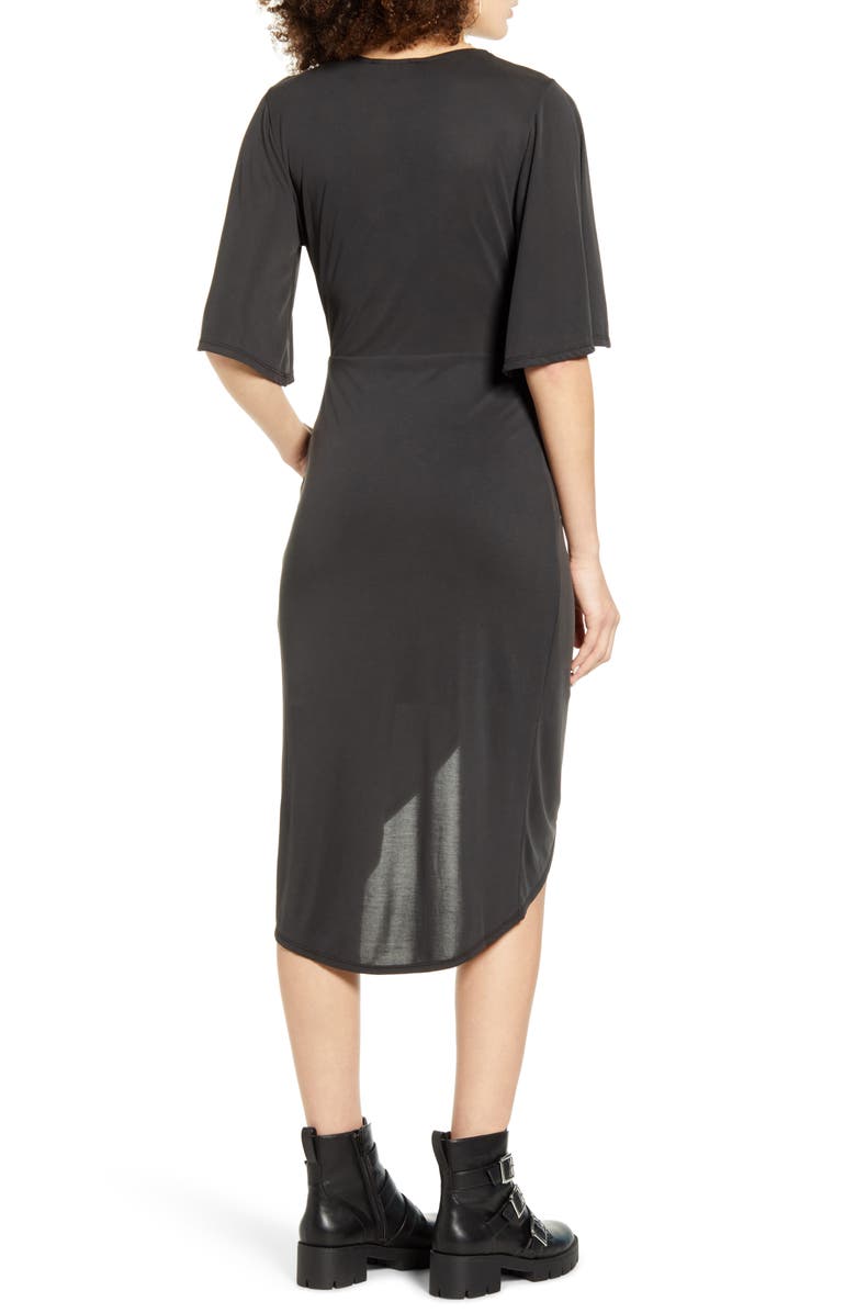 Lulus Dulcet Surplice Midi Dress | Nordstromrack