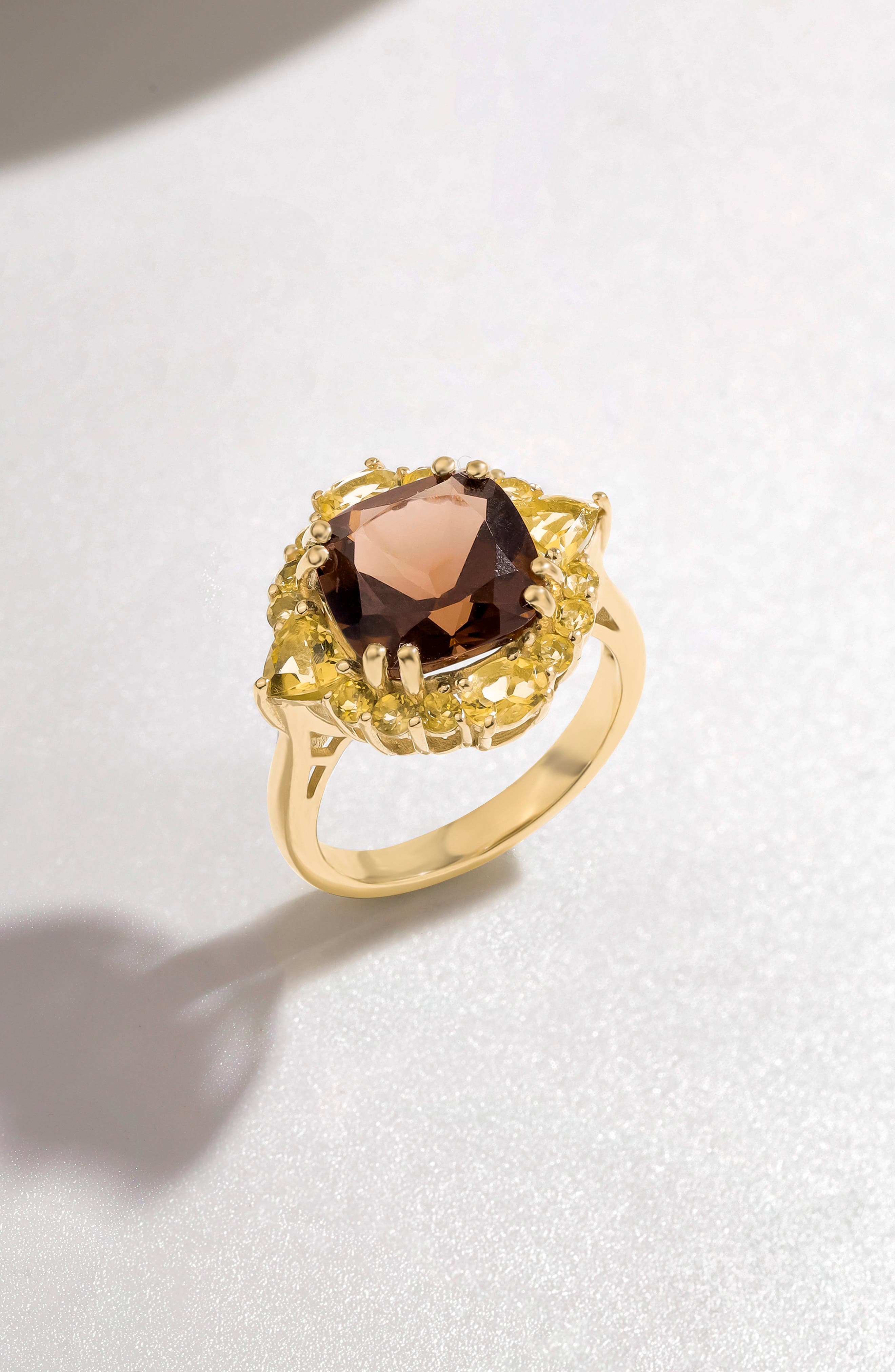 YS GEMS Smoky Quartz & Citrine Ring | Nordstromrack