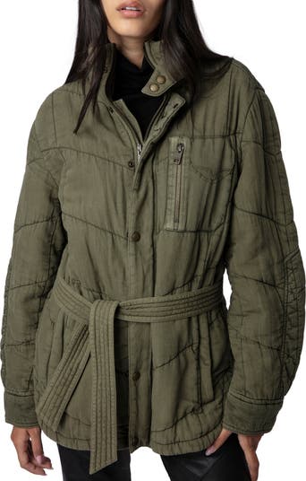 Zadig & Voltaire Kalice Cotton Twill Jacket | Nordstrom