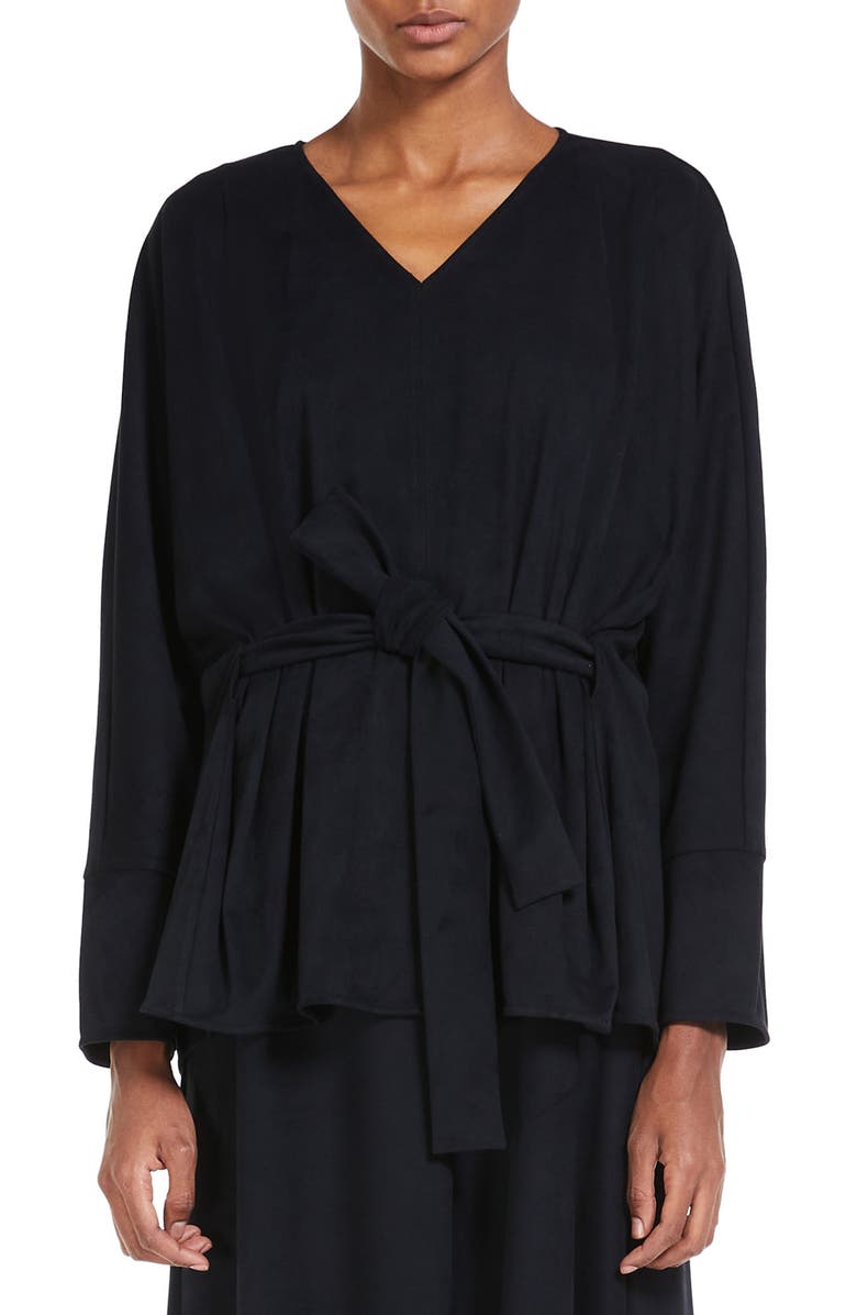 Max Mara Leisure Caladio Belted Knit Top | Nordstromrack