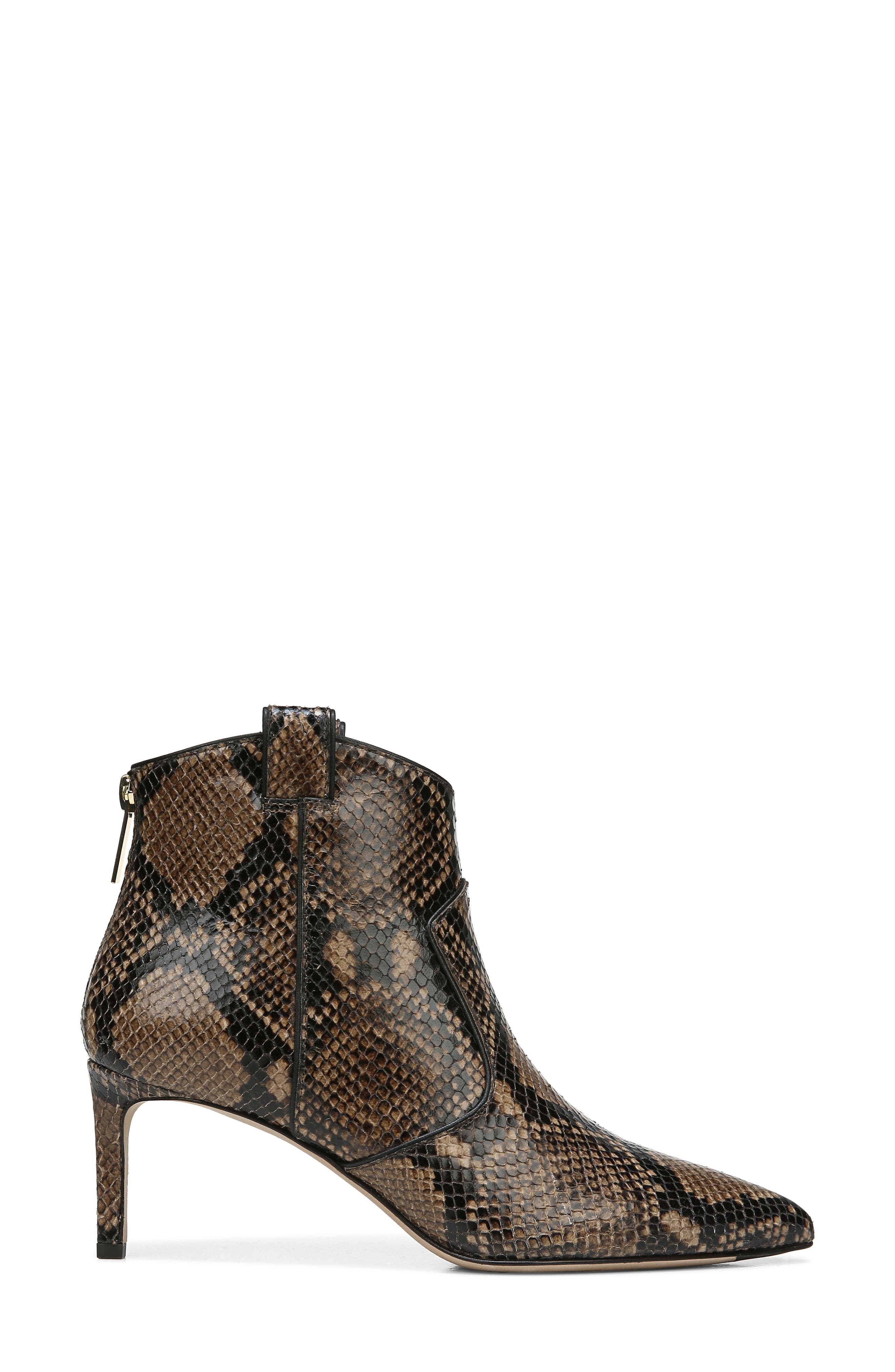 Veronica Beard Lexi Snake Embossed Bootie (Women) | Nordstrom