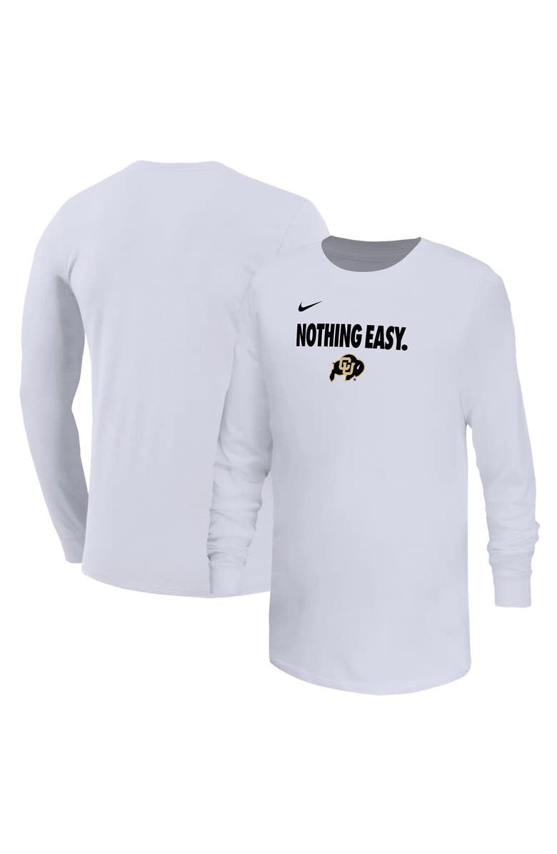 Nike Youth Nike White Colorado Buffaloes 2025 On-Court Bench Long ...