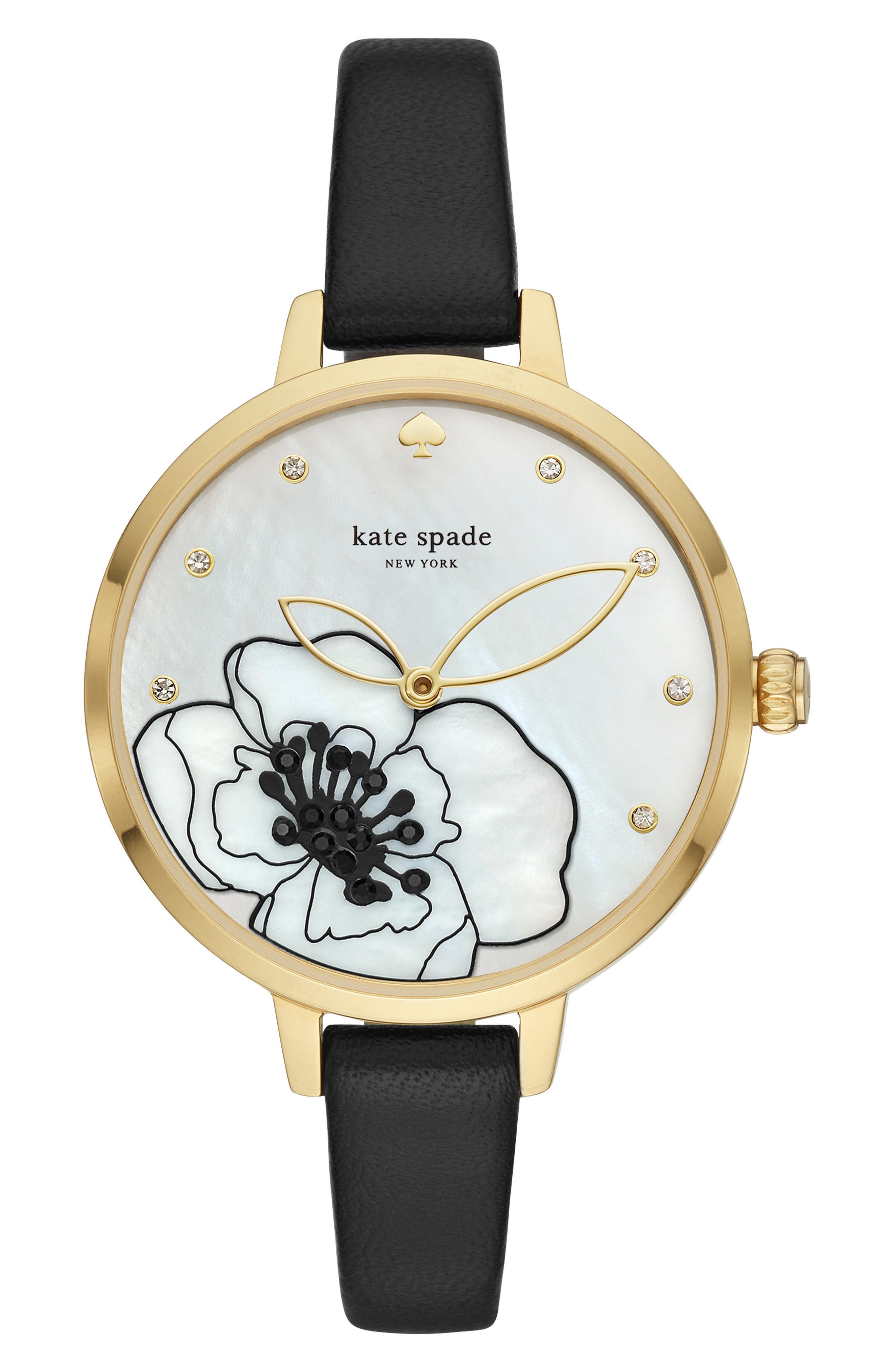 Kate Spade New York metro leather strap watch, 34mm | Nordstrom