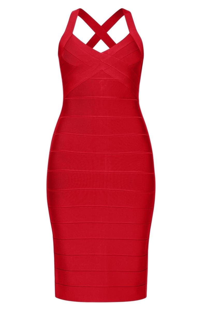 Herve Leger Bandage Midi Dress | Nordstromrack