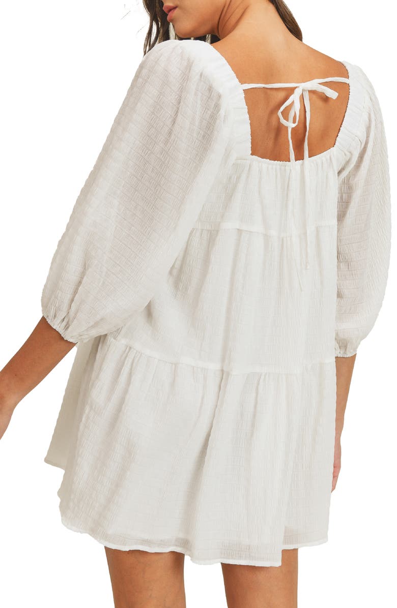 Lush Balloon Sleeve Tiered Babydoll Dress | Nordstromrack