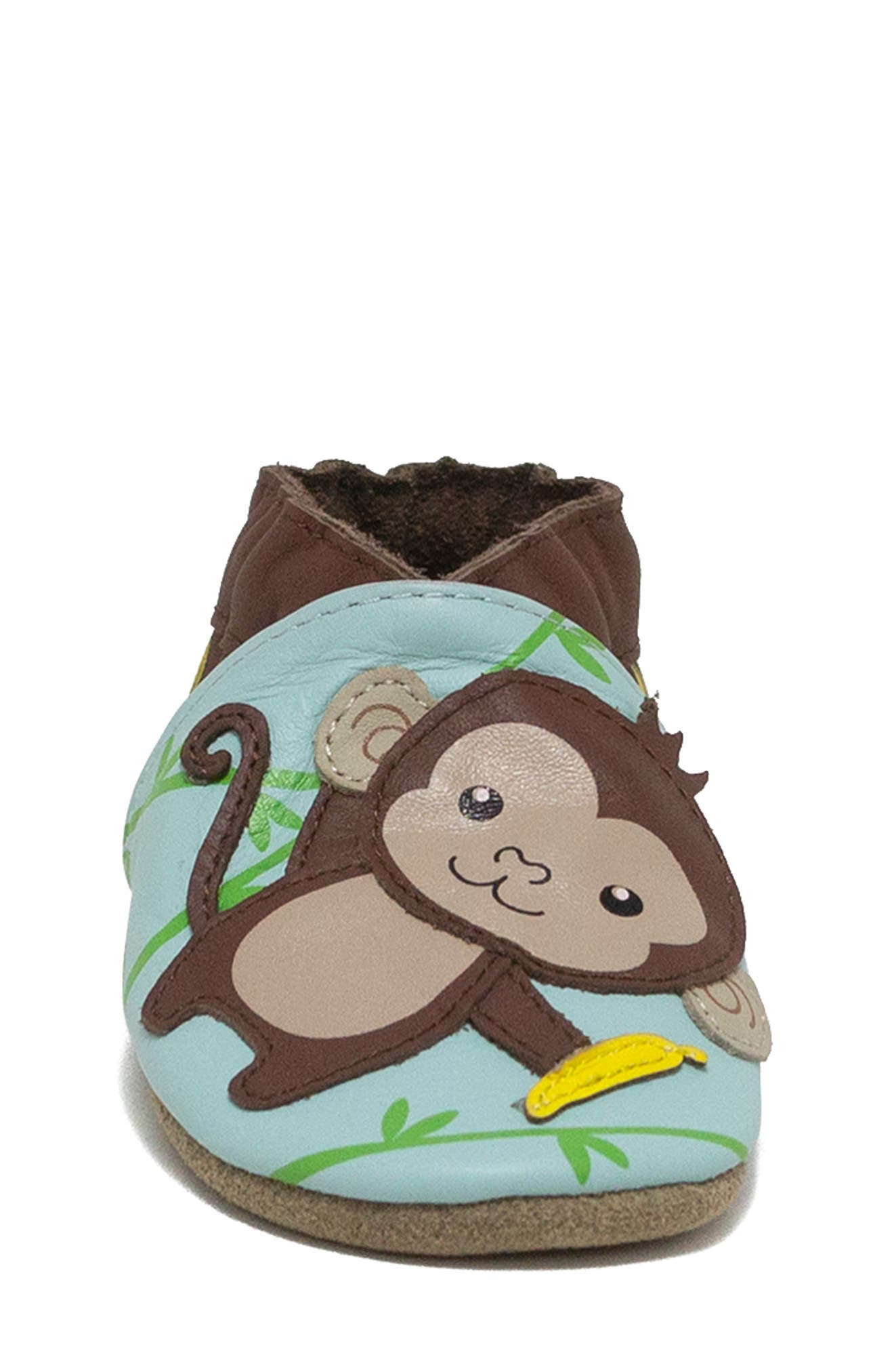 Robeez® Hanging Out Monkey Crib Shoe | Nordstromrack