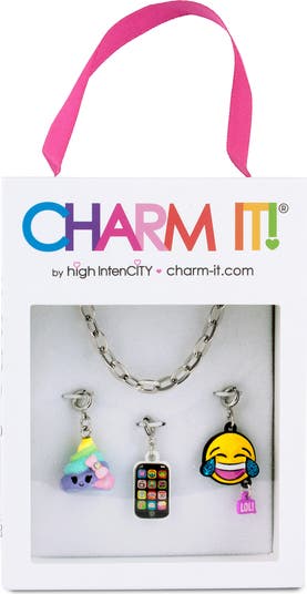 CHARM IT!® Emoji Charm Bracelet Gift Set | Nordstrom