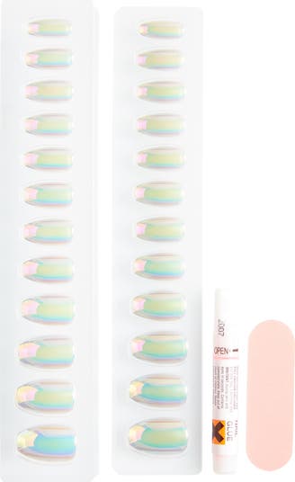 Static Nails Coffin Pop-On Reusable Manicure Set | Nordstromrack