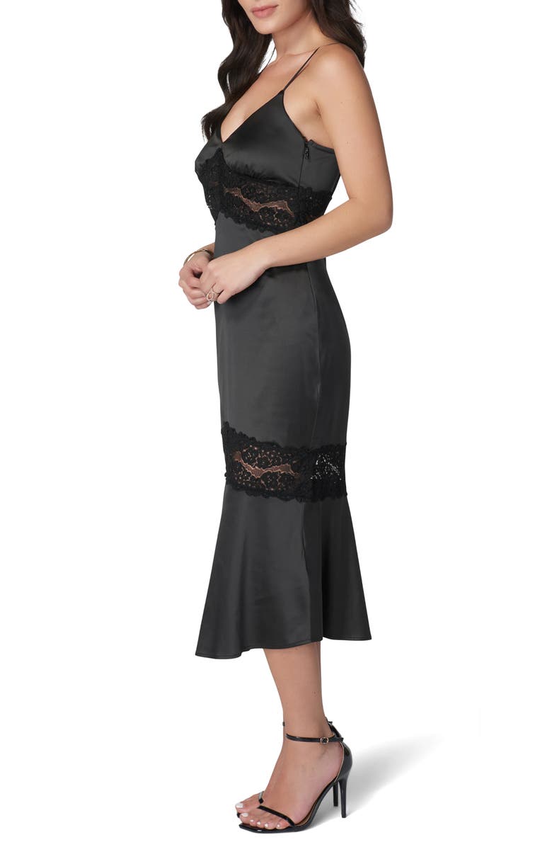 bebe Lace Inset Mermaid Skirt Slipdress | Nordstromrack