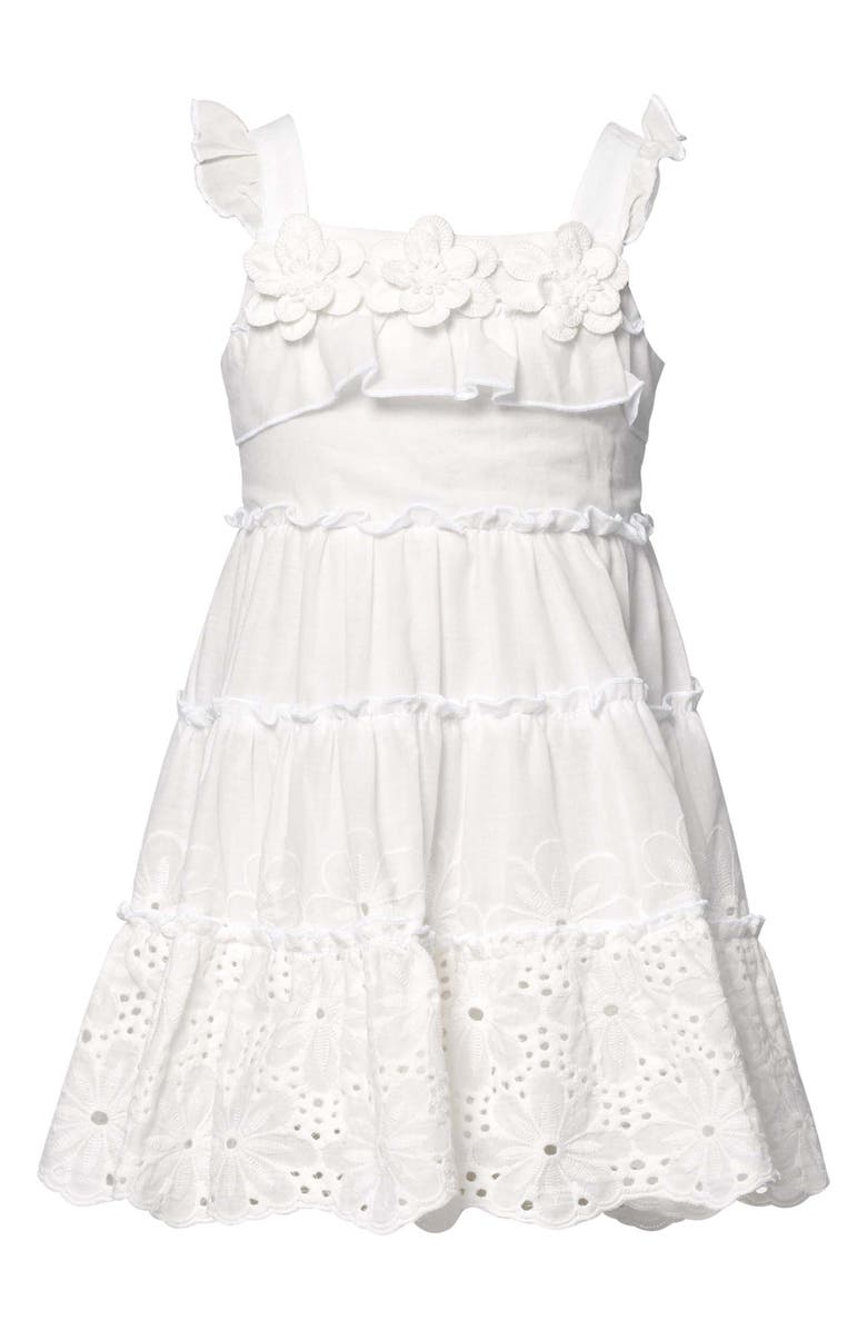 Sara Sara Kids' Tiered Eyelet Dress | Nordstromrack