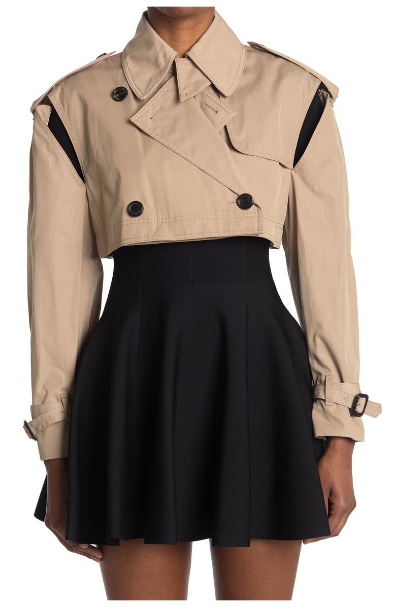 Valentino Solid Belted Double Breasted Coat | Nordstromrack