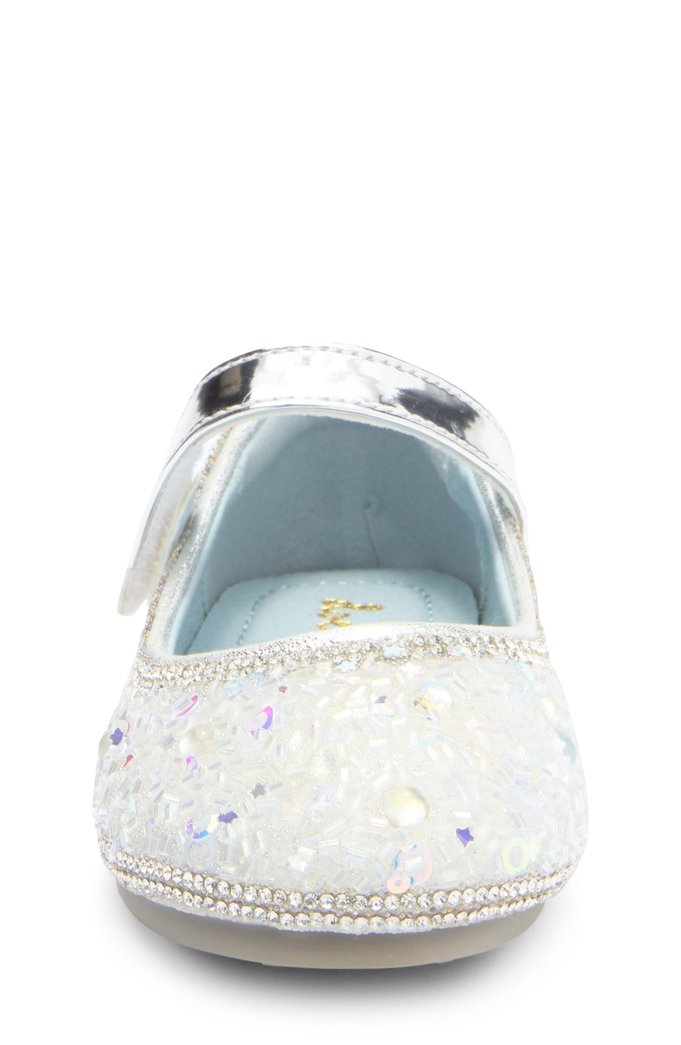 Doe A Dear Kids' Clear Stone Mary Jane Flat | Nordstromrack