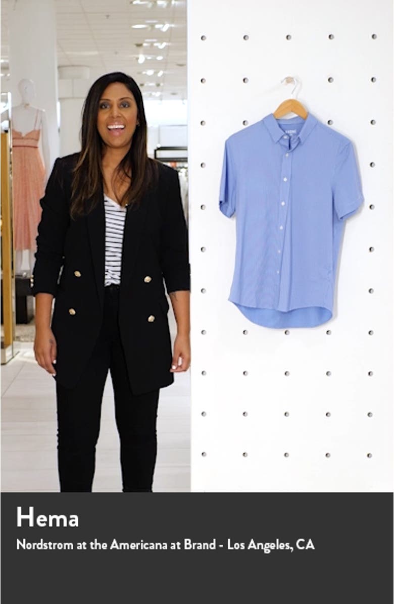Rhone Commuter Short Sleeve Button-Up Performance Shirt | Nordstromrack