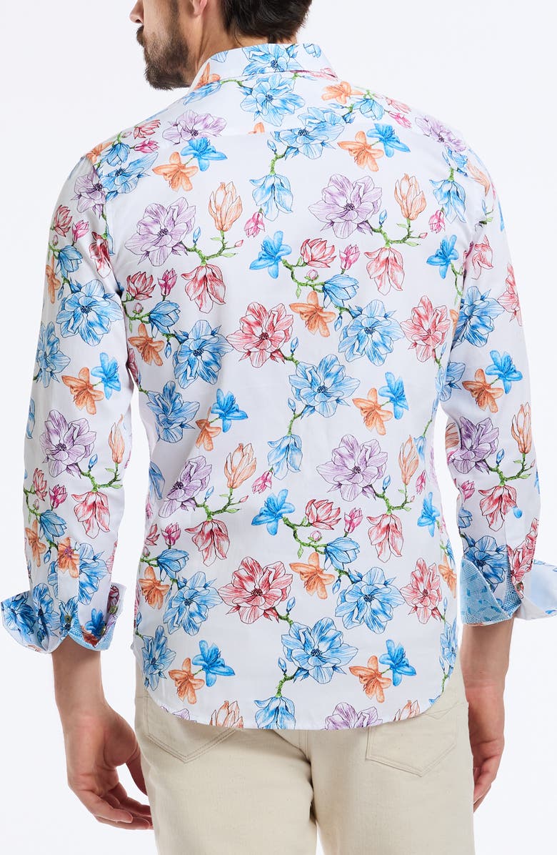 Robert Graham Harroway Cotton Button-Up Shirt | Nordstromrack