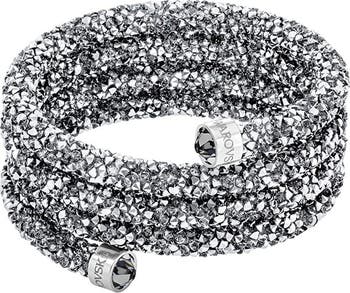 Swarovski Crystal Dust Studded Swarovski Crystal Wrap Around Bracelet ...
