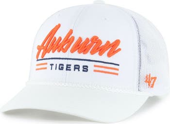 '47 Men's '47 White Auburn Tigers Garner Rope Trucker Adjustable Hat ...