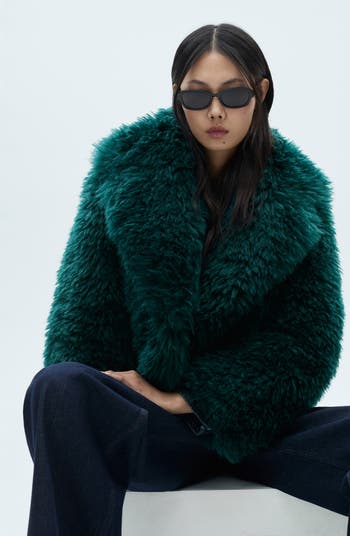 MANGO Shaggy Faux Fur Jacket | Nordstrom MANGO Shaggy Faux Fur Jacket | Nordstrom