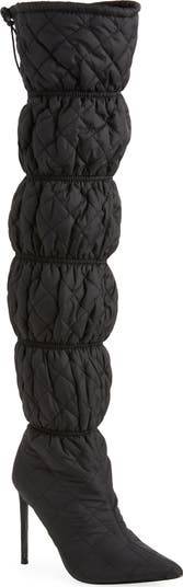 Steve Madden Silhouette Quilted Over the Knee Boot (Women) | Nordstromrack