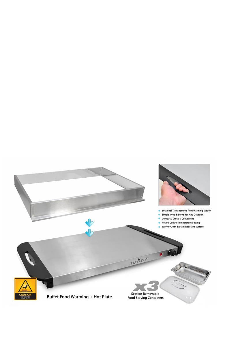 NUTRICHEF 2-in-1 Buffet Server & Hot Plate Warmer | Nordstromrack