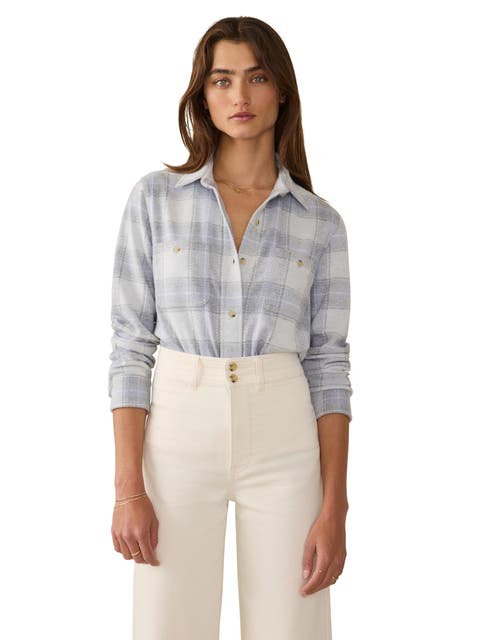 Women's Blue Plaid Tops | Nordstrom