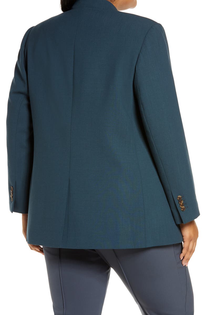 Lafayette 148 New York Digby Open Front Stretch Wool Blazer | Nordstromrack