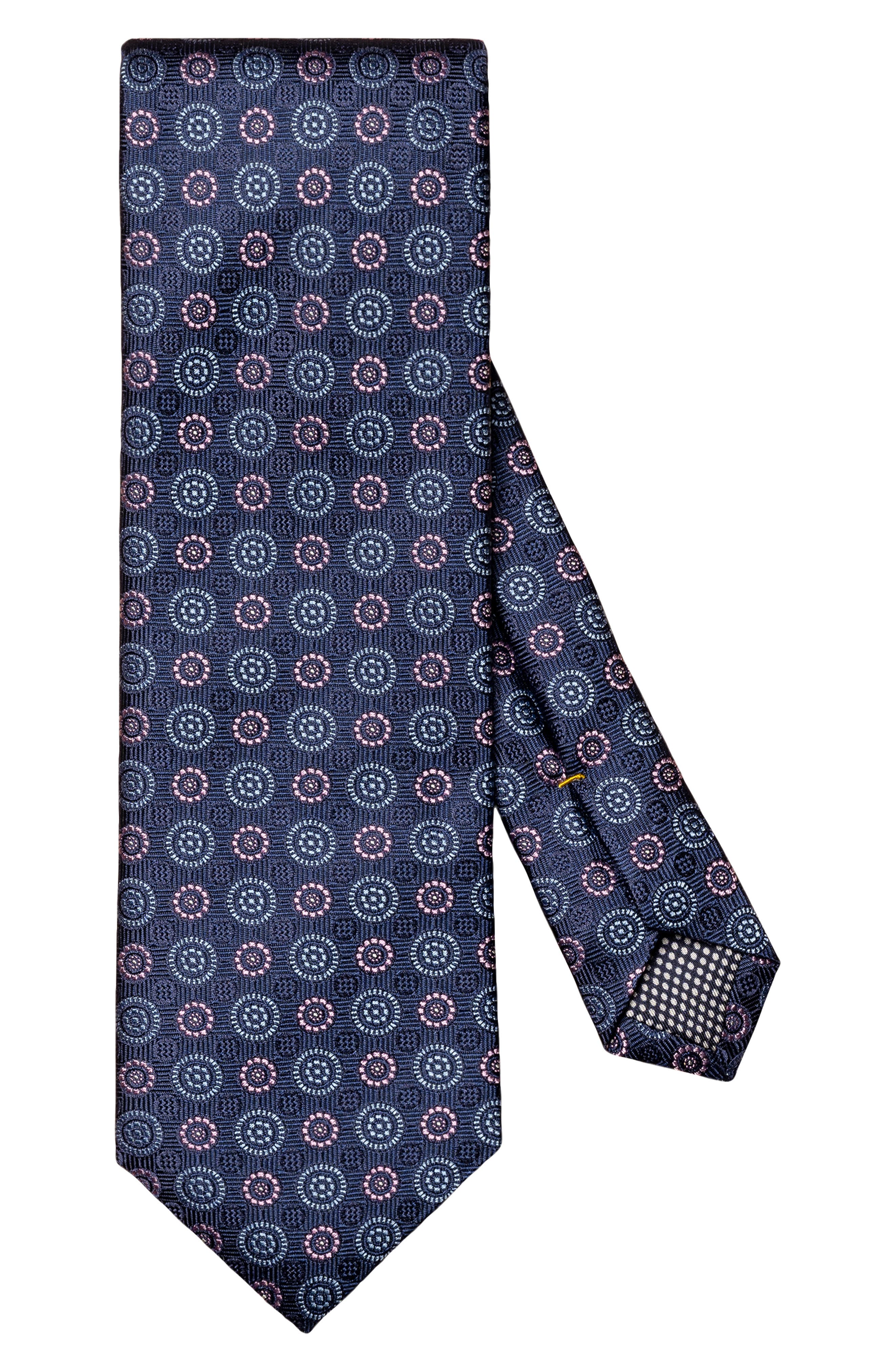 Eton Circle Medallion Silk Tie | Nordstrom