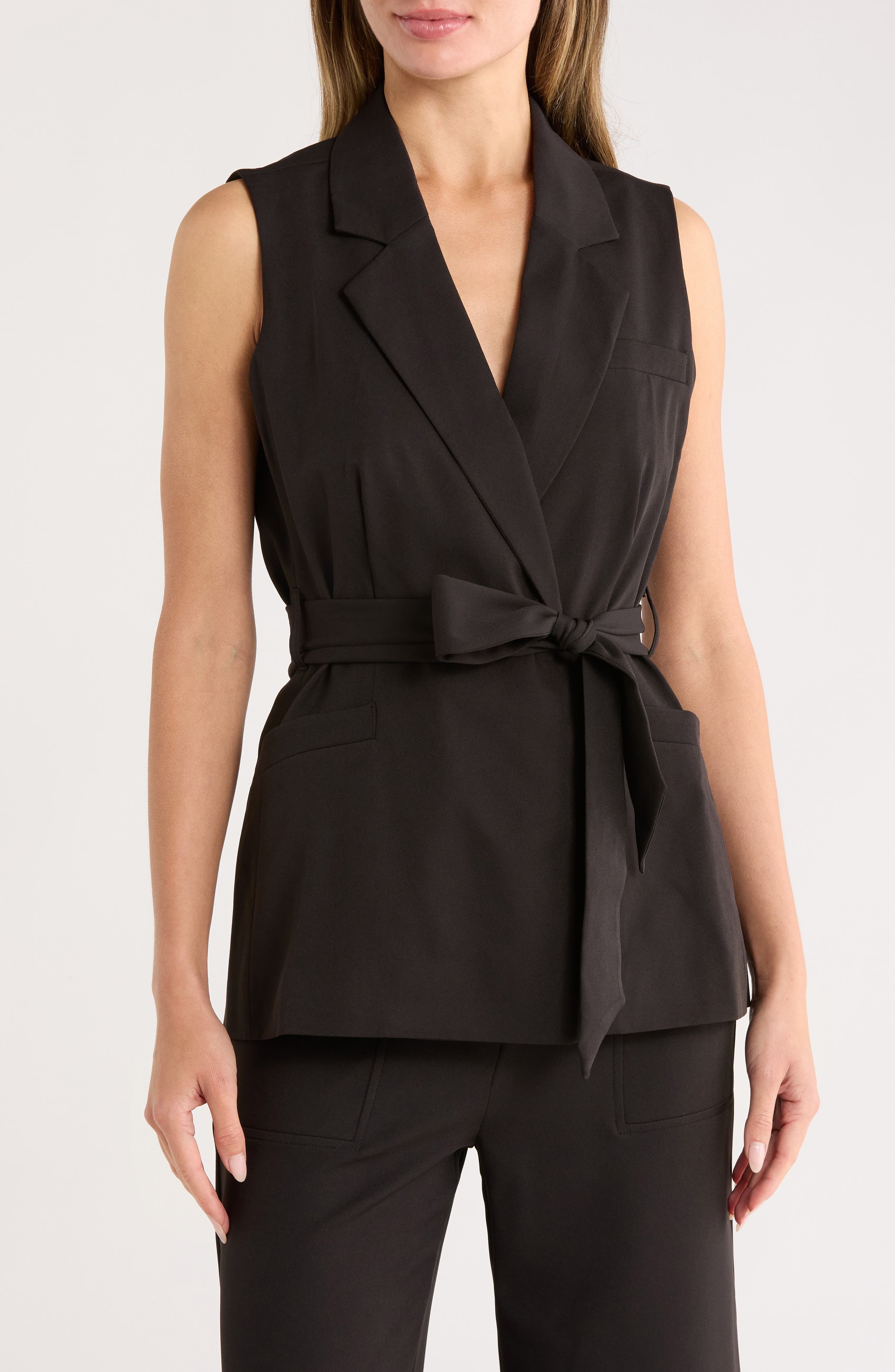 Nicole Miller Notch Collar Vest | Nordstromrack
