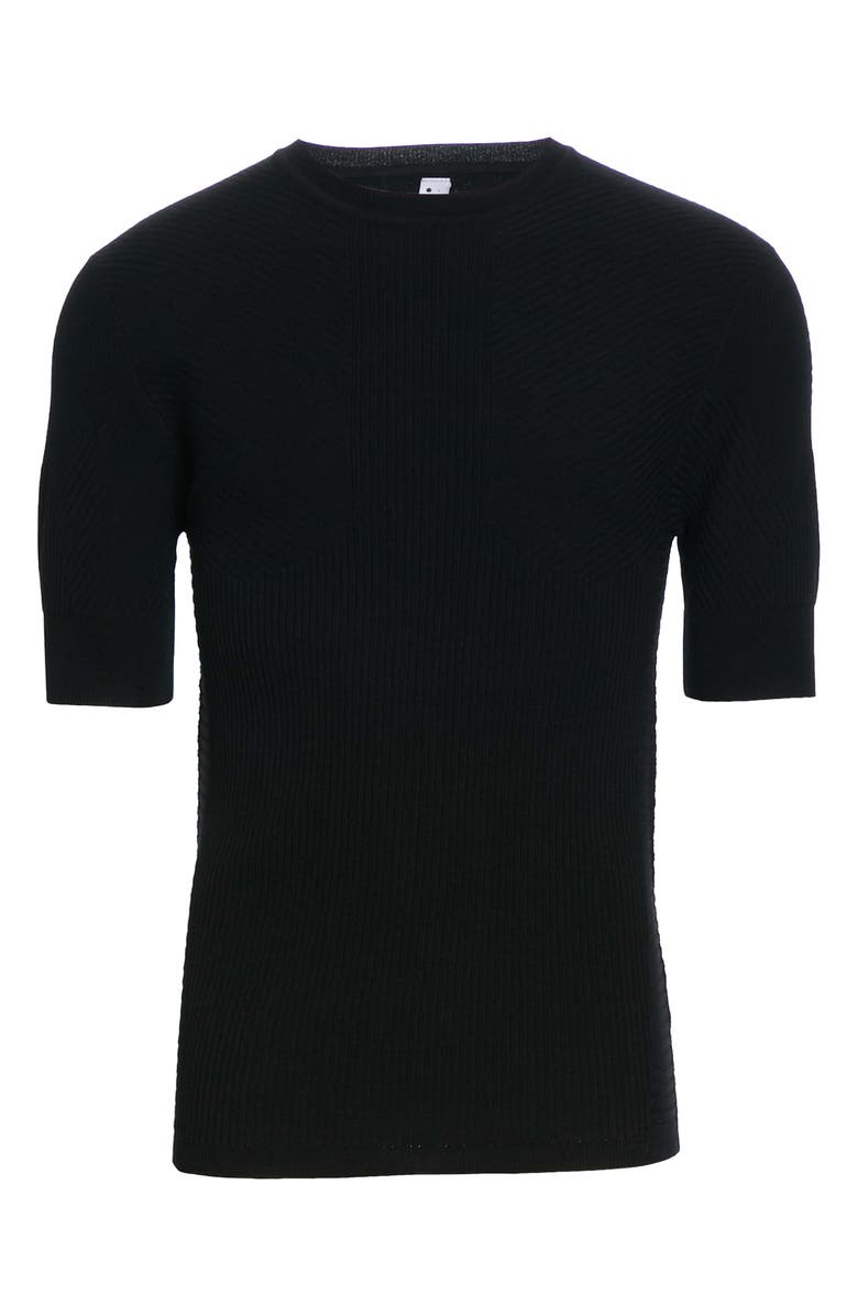 O. Studio Design Pilot Short Sleeve Sweater | Nordstrom