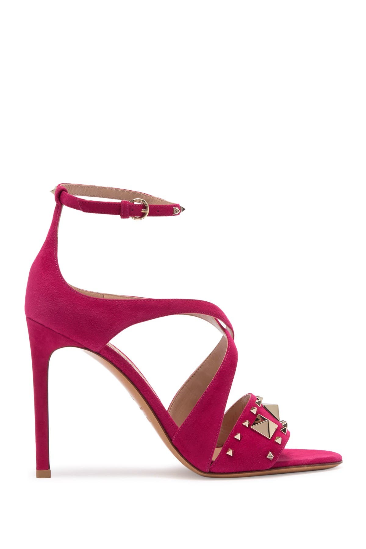 Valentino Garavani Strappy Pyramid Studded Stiletto Sandal | Nordstromrack