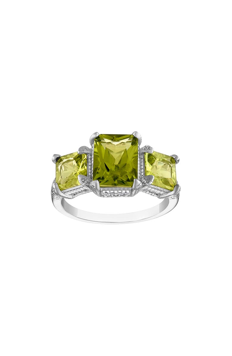 FZN Peridot & Lab Created White Sapphire Ring | Nordstromrack