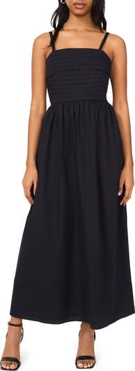 Halogen® Pleated Bodice Cutout Sundress | Nordstromrack