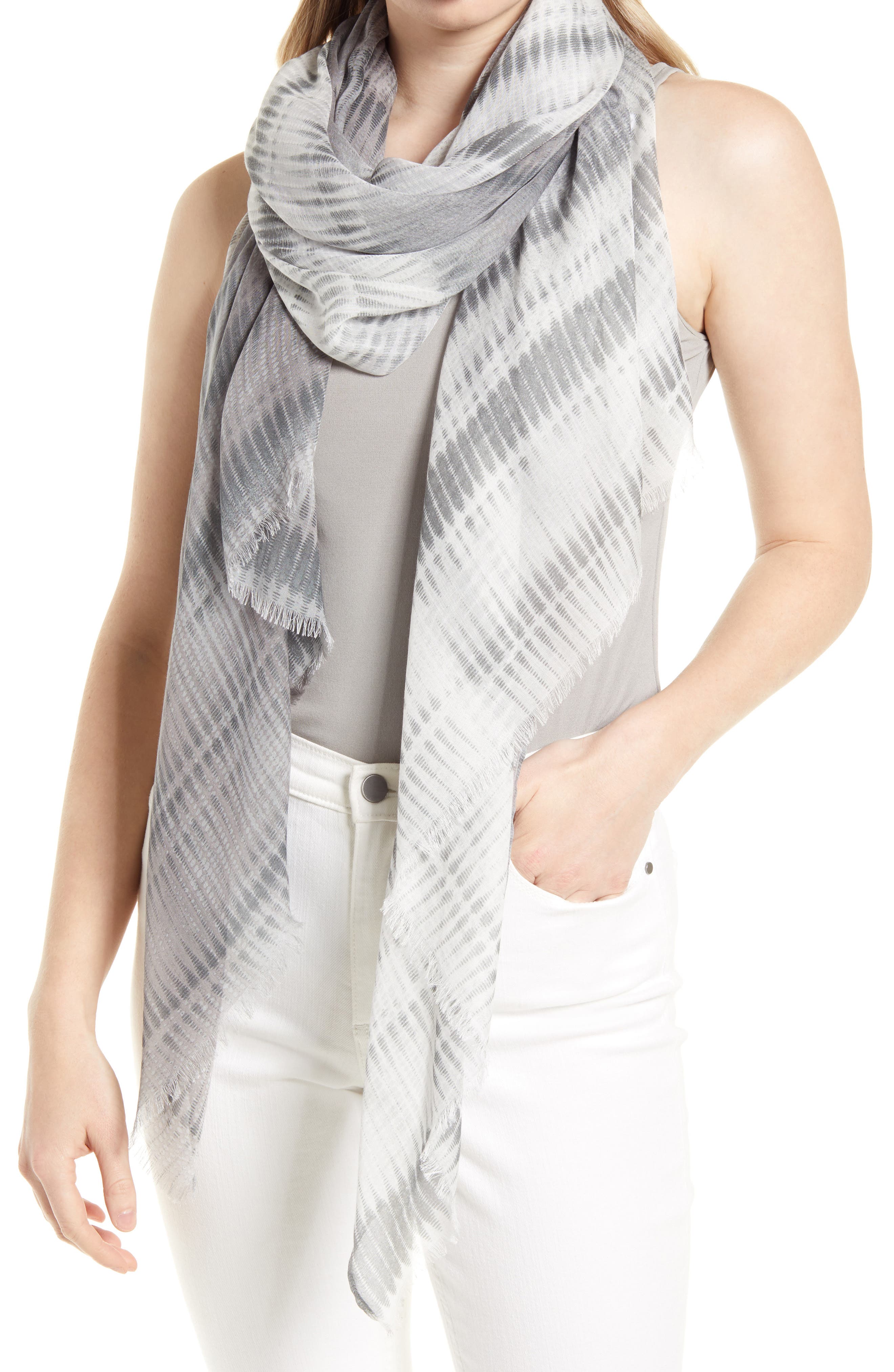 Nordstrom Print Modal & Silk Scarf | Nordstromrack