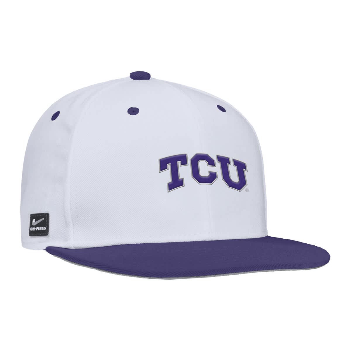 Nike Men's Nike White TCU Horned Frogs On-Field Baseball Performance ...