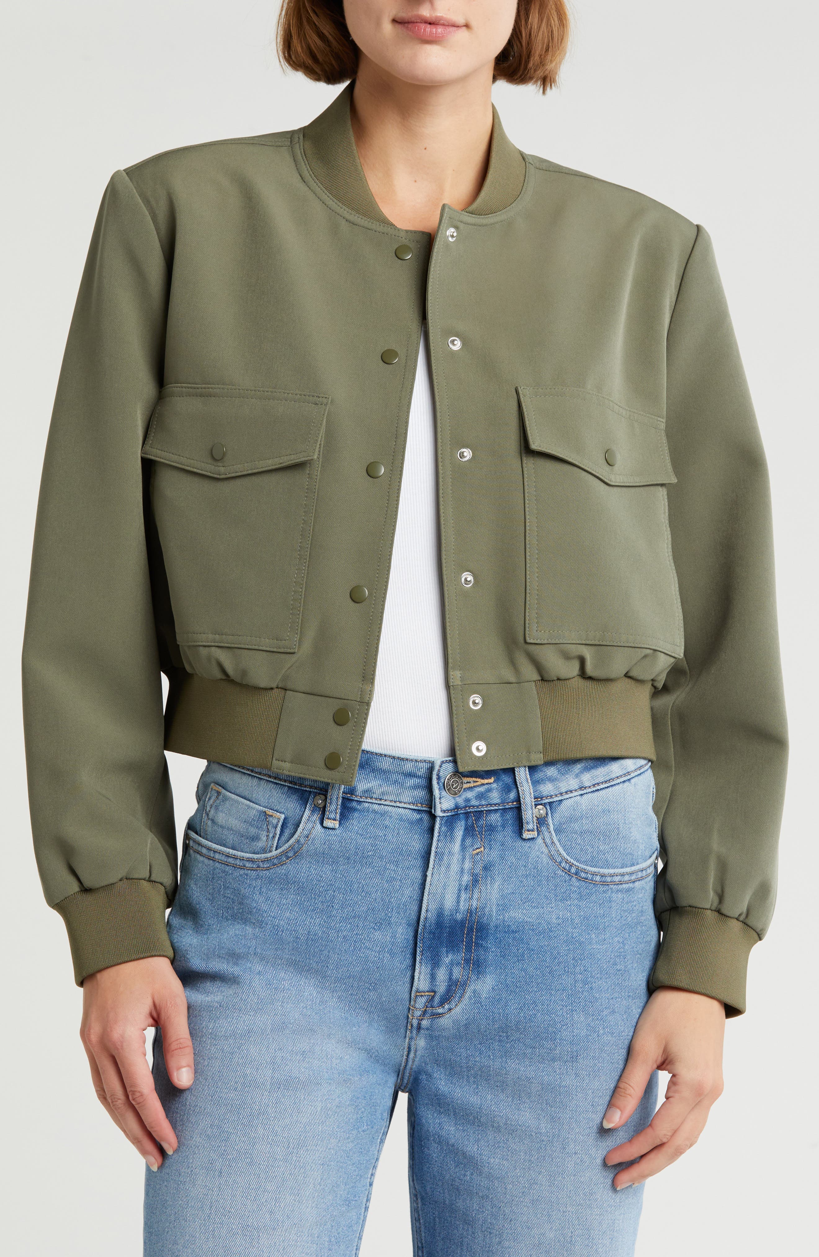 Vigoss Cropped Bomber Jacket | Nordstromrack