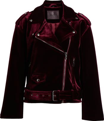 BLANKNYC Velvet Moto Jacket | Nordstromrack