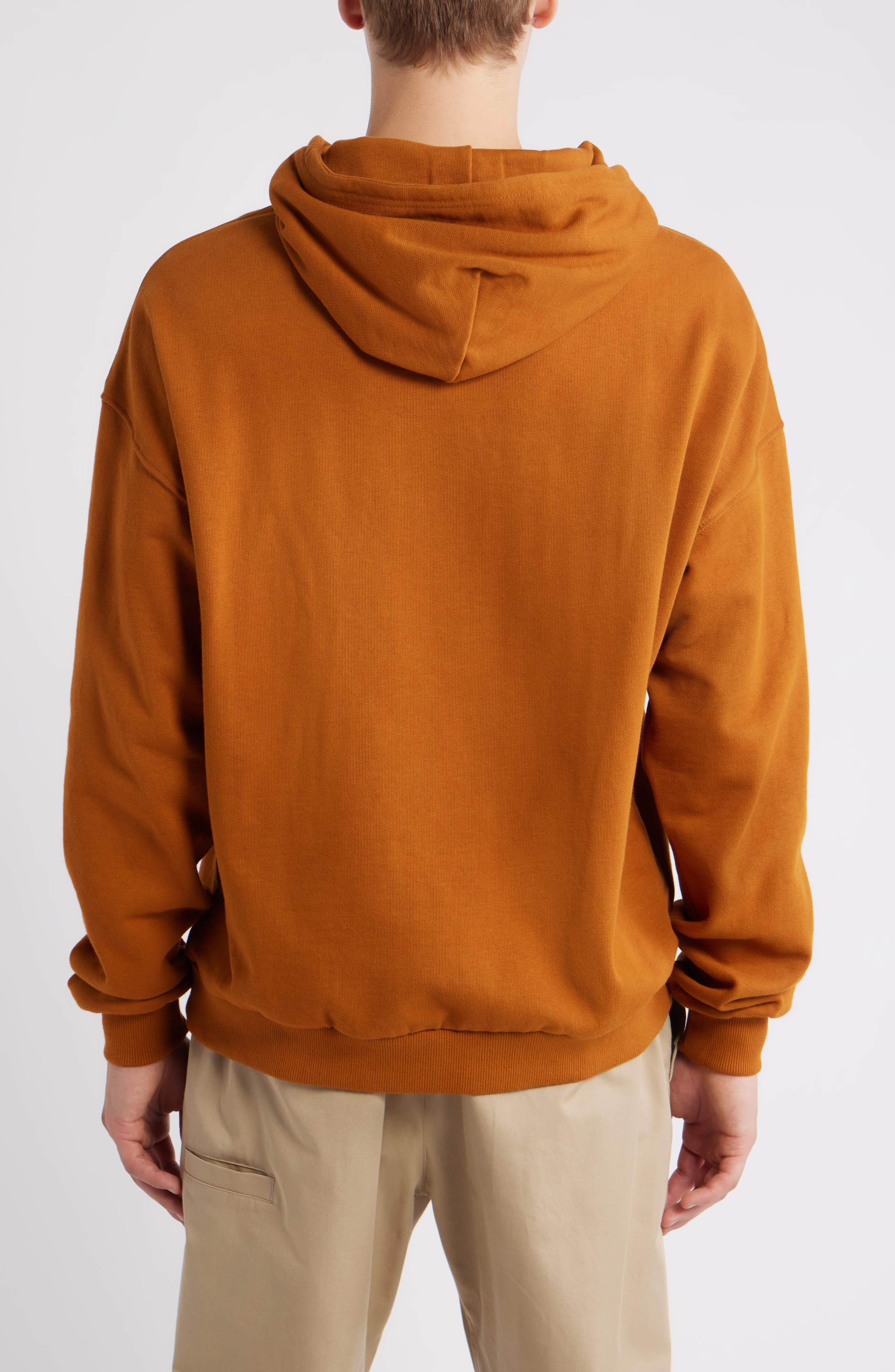Brixton Oversize Embroidered Logo Heavyweight Hoodie | Nordstrom