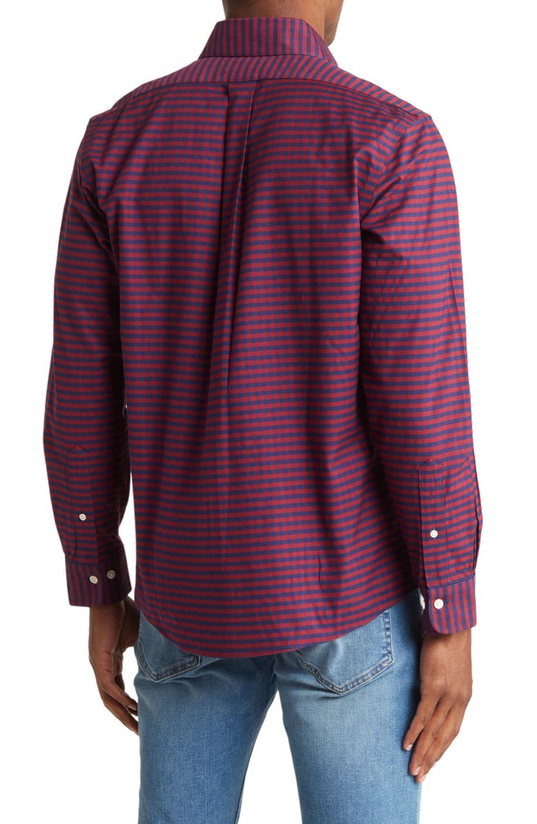 Brooks Brothers Regent Fit Non-Iron Stretch Oxford Gingham Sport Shirt ...