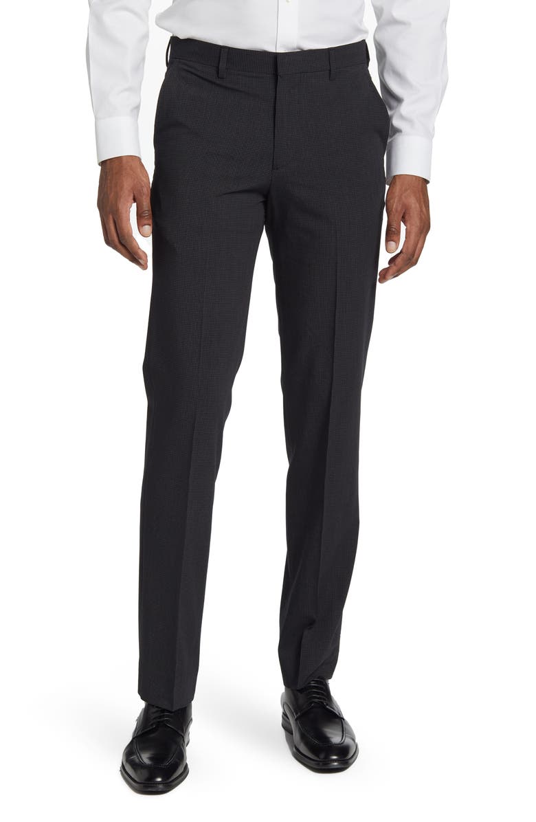 Berle Mini Window Flat Front Trousers | Nordstromrack