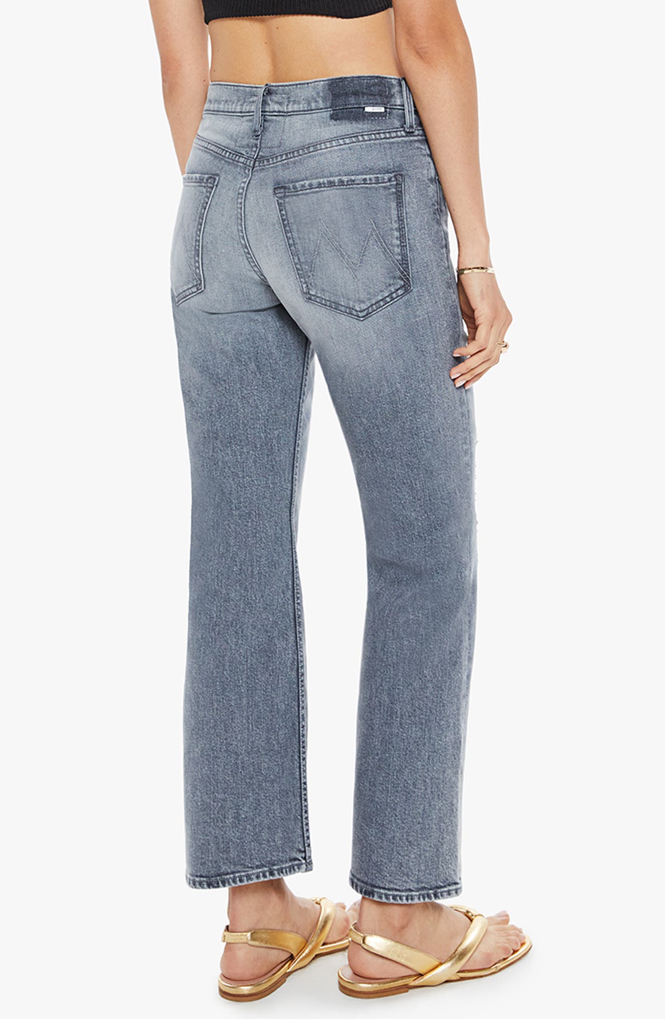 MOTHER The Bookie Ankle Wide Leg Jeans | Nordstrom