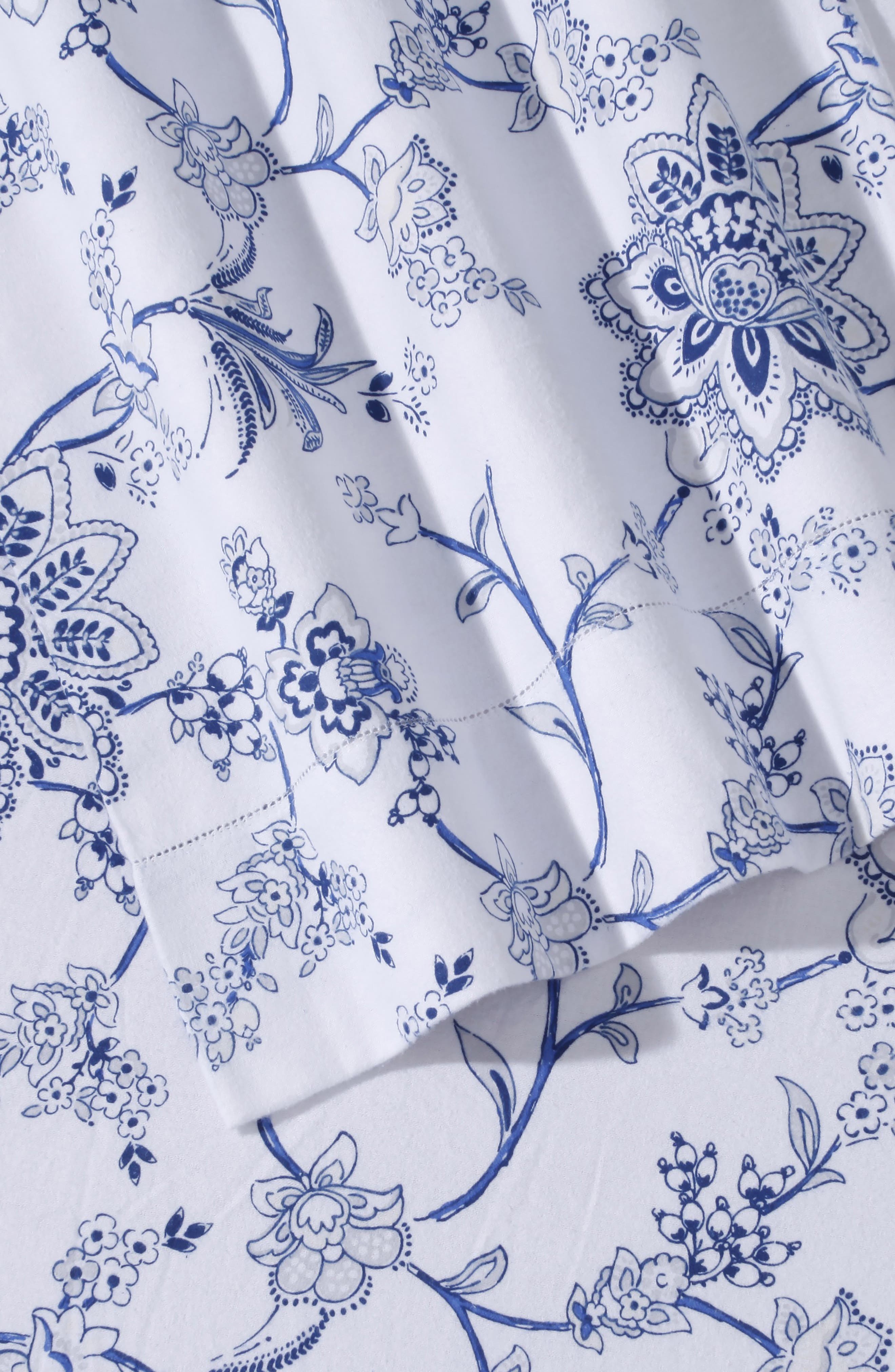 AZORES HOME Floral Cotton Flannel Sheet Set | Nordstromrack
