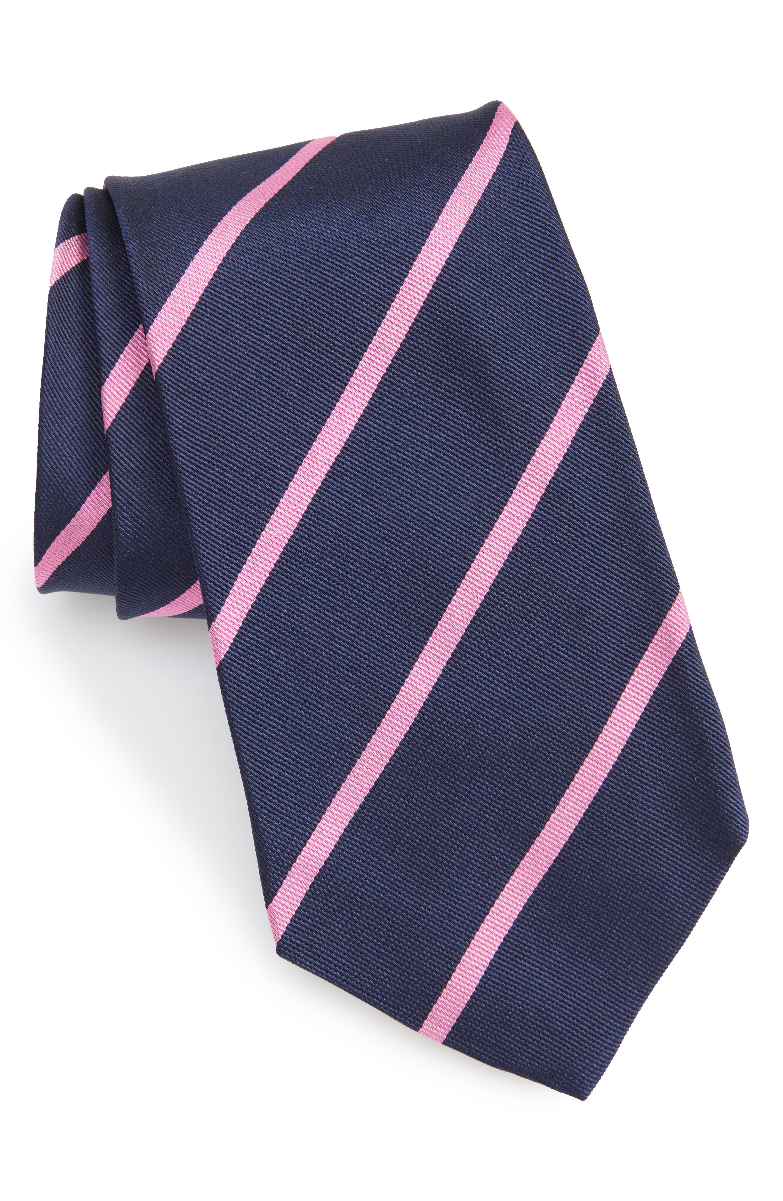 Ralph Lauren Purple Label Super Repp Stripe Silk Tie (Men) | Nordstrom