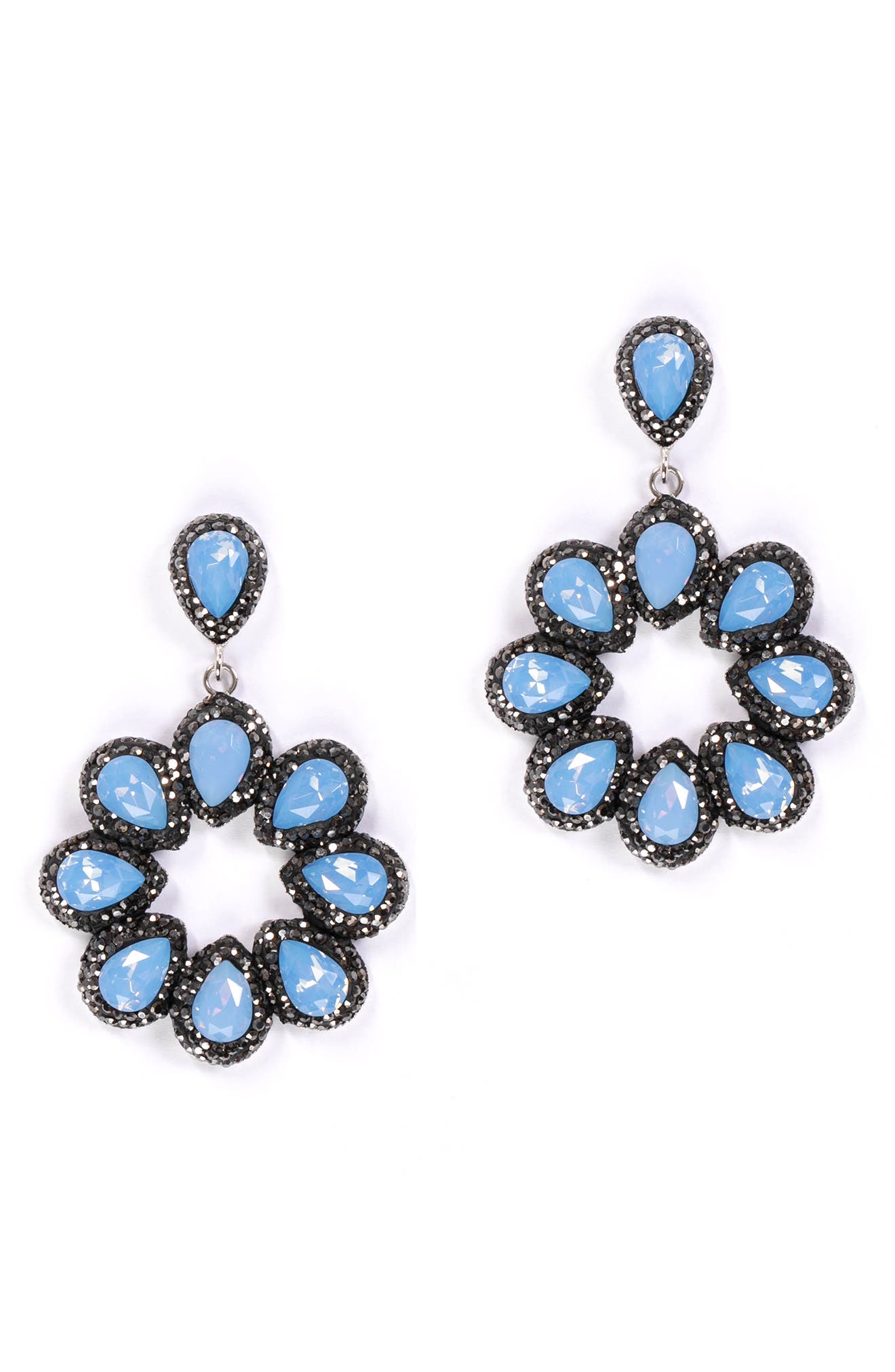 EYE CANDY LOS ANGELES The Luxe Collection Caris Blue Jade Flower ...