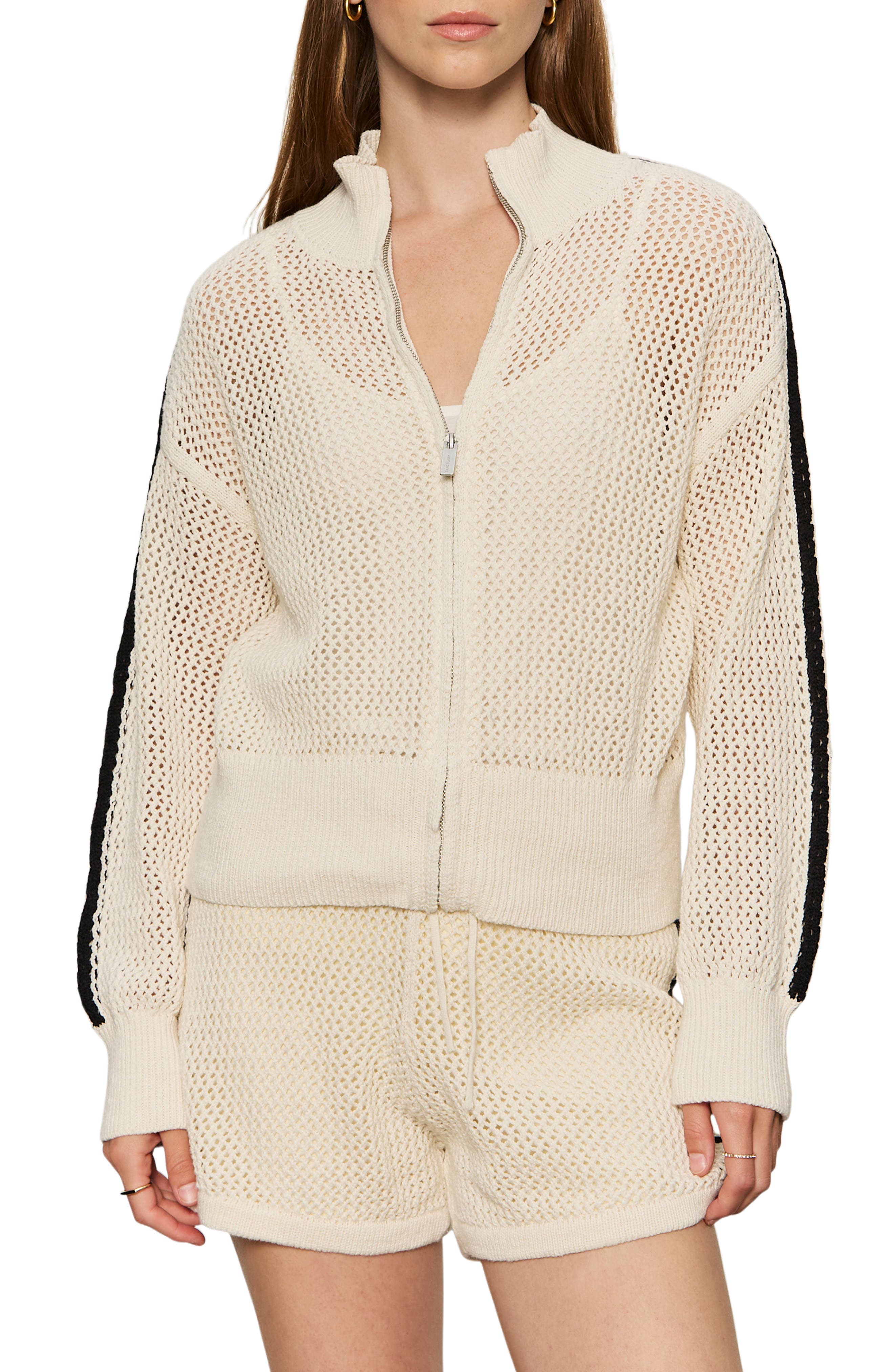 Sanctuary Open Stitch Track Jacket | Nordstrom