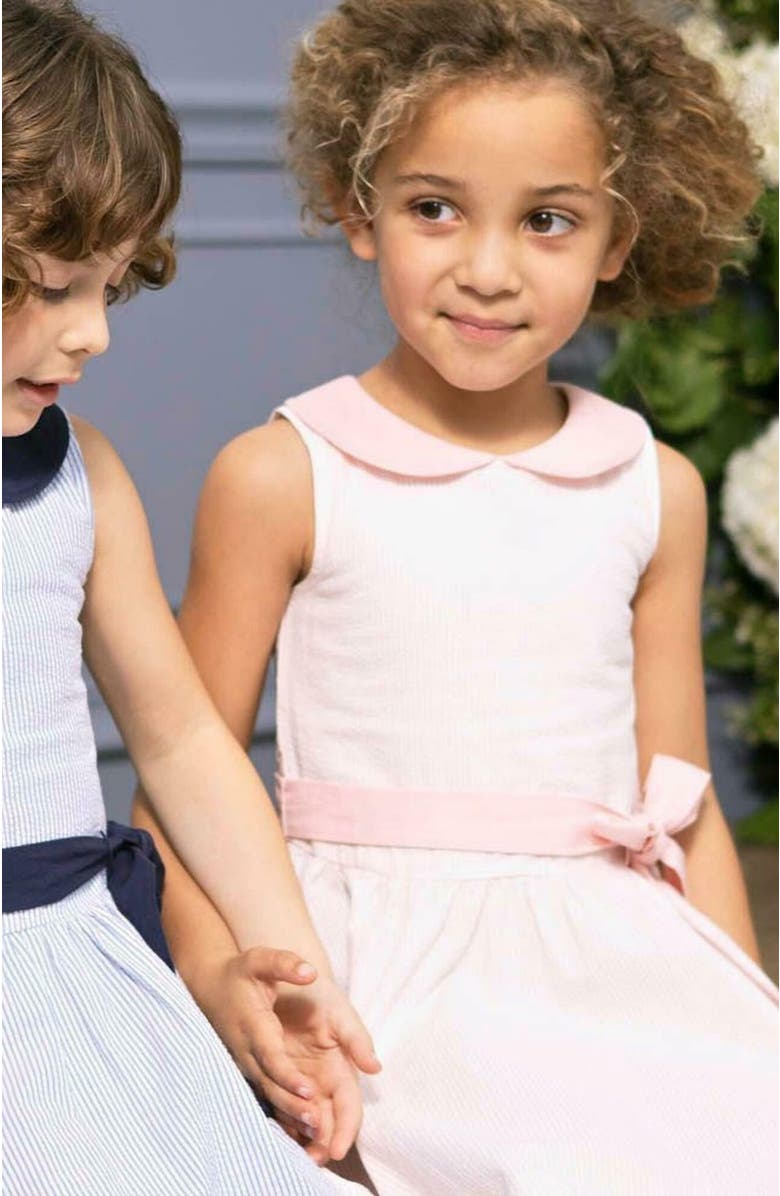 Hope & Henry Girls' Seersucker Peter Pan Collar Dress, Kids | Nordstrom